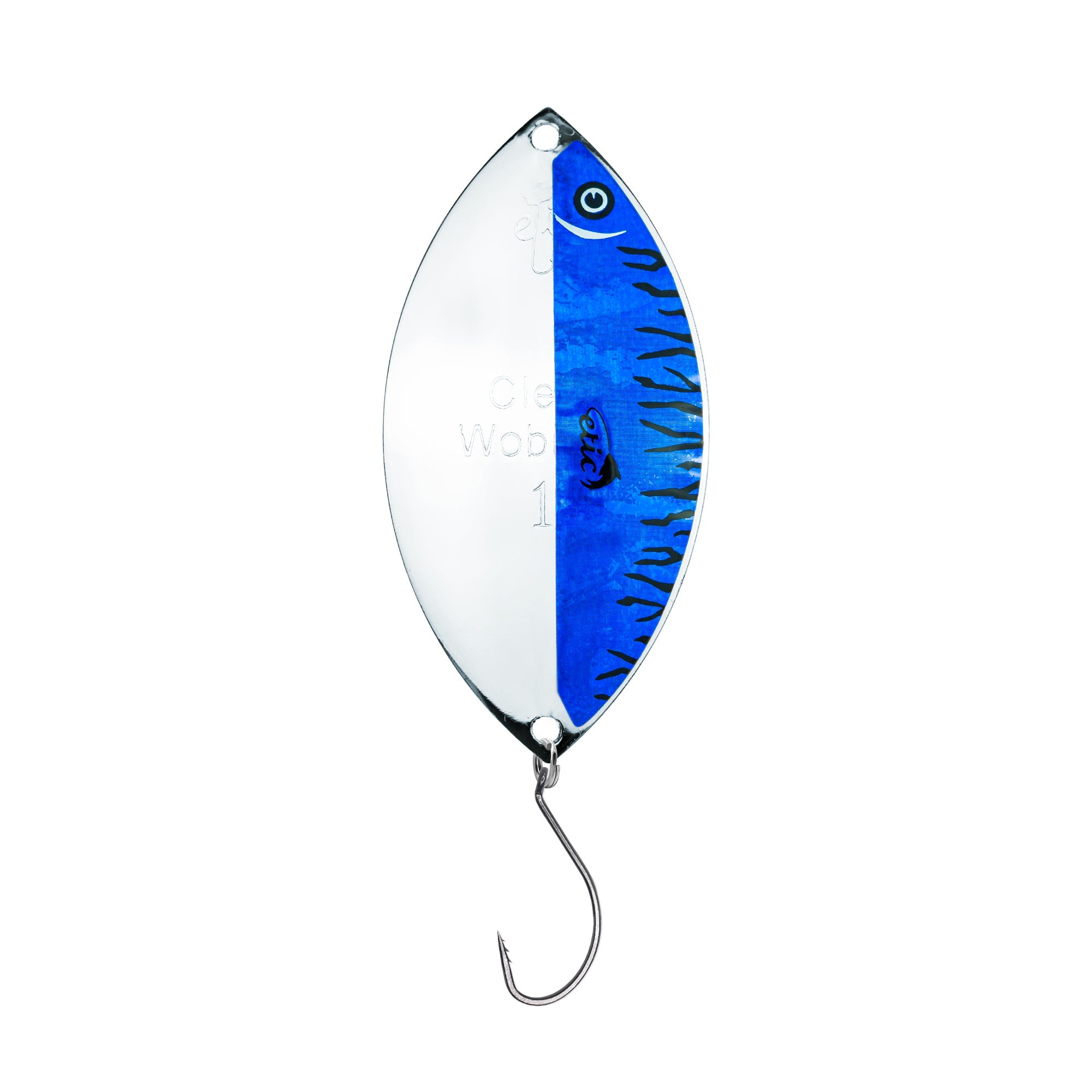 CLEAR WOBBLER SPOON NICKEL / TAPE SERIES – etic.ca